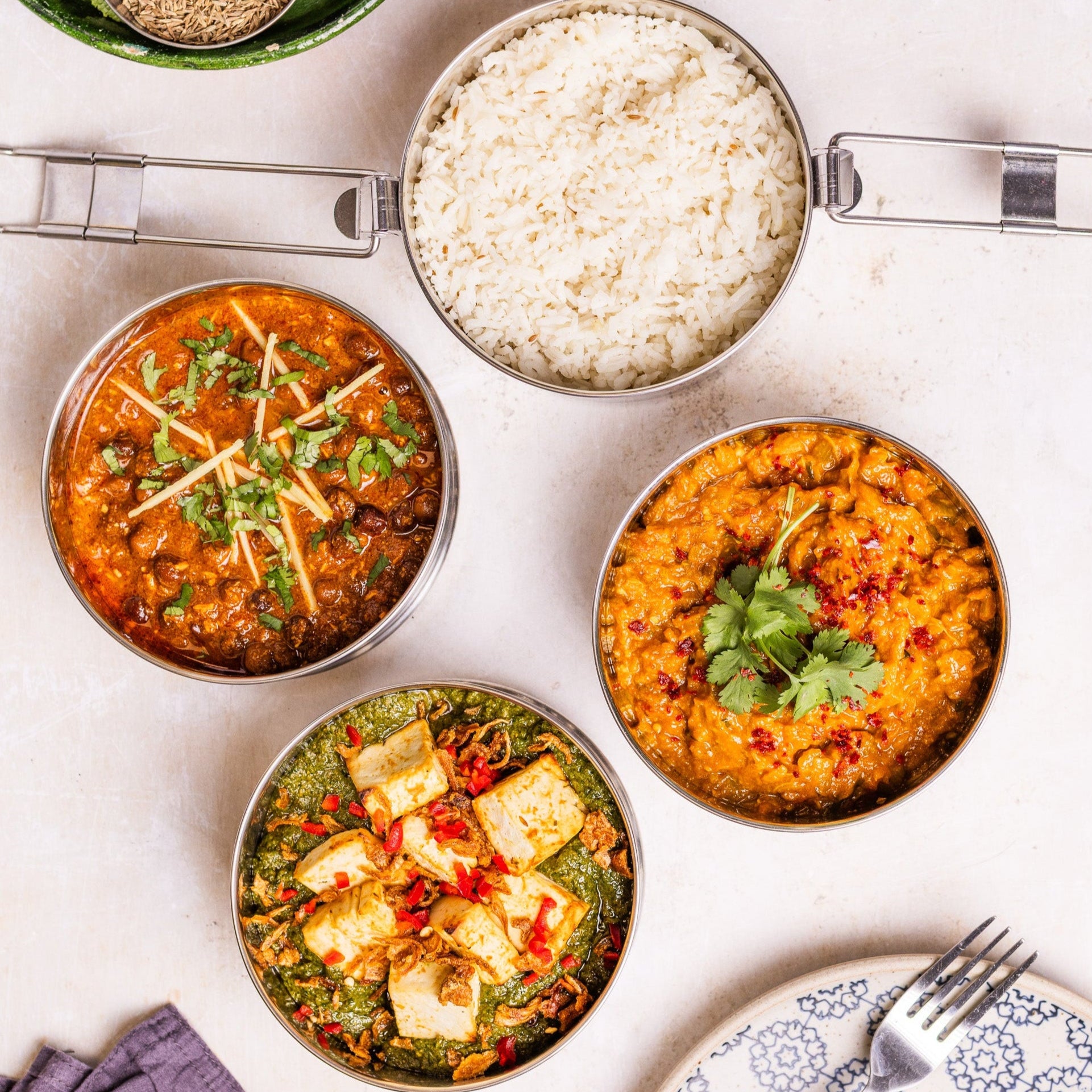 Menus & Extras – DabbaDrop